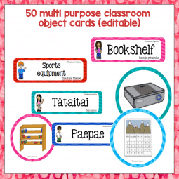 Classroom Display Labels NZ Te Reo Māori and English BUNDLE - Top ...