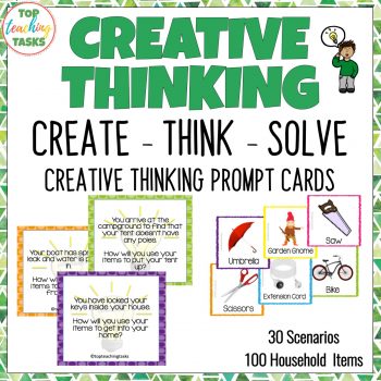 Creative Thinking Activities and Problem Solving Cards - Top Teaching Tasks