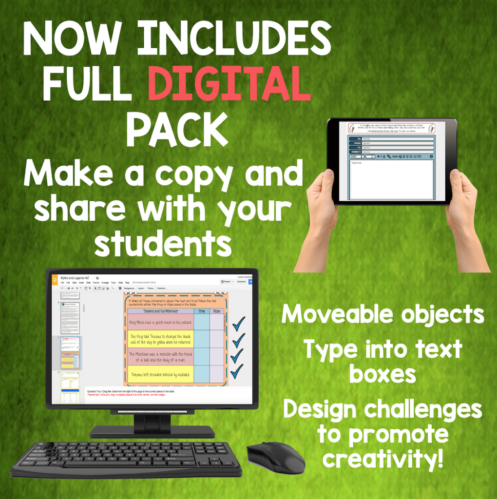 Myths and Legends Traditional Literature Comprehension Passages | Top ...