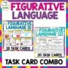 Figurative Language Digital Task Cards Paperless Google Drive® Resource ...
