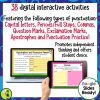 Punctuation Digital Task Cards Paperless Google Drive® Resource - Top ...