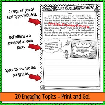 Punctuation Proofreading Practice Activities - Top Teaching Tasks