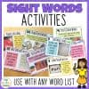 Sight Words Activities Bundle - Top Teaching Tasks