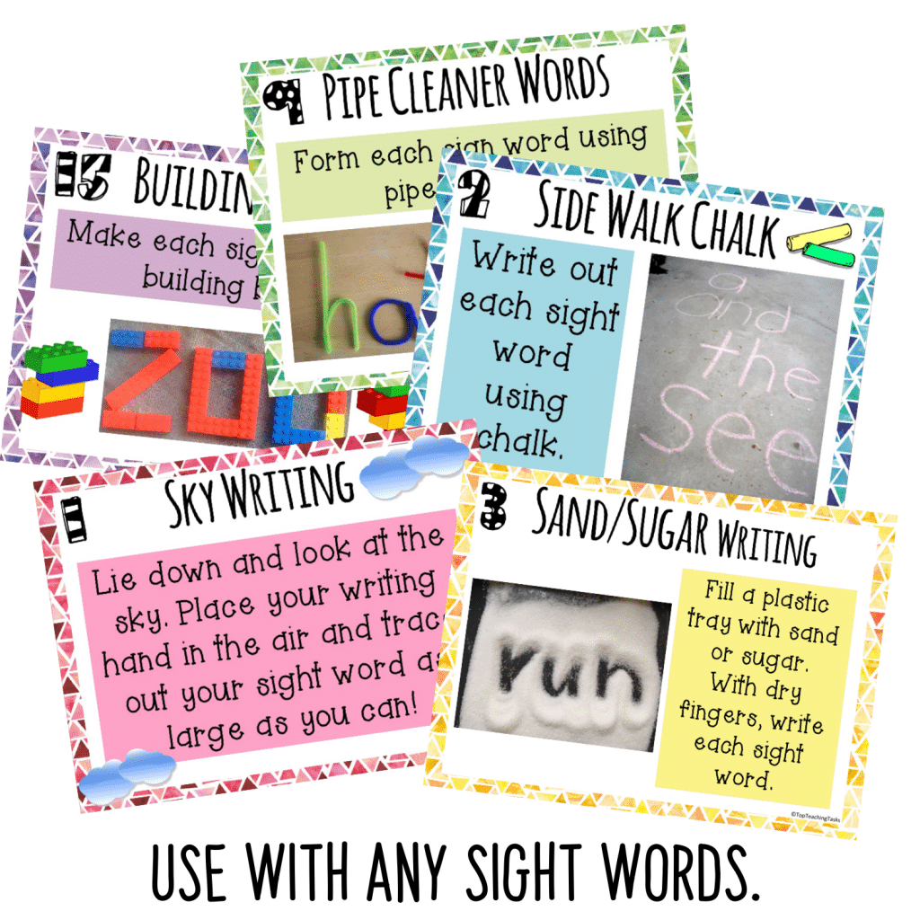 Sight Word Activities Pack - Top Teaching Tasks