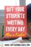 Get Students Writing In The Classroom Every Day - Top Teaching Tasks