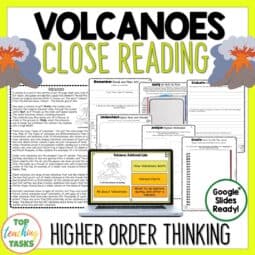 Volcanoes Reading Comprehension Passages and Questions - Top Teaching Tasks