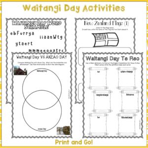 Waitangi Day Activity Pack for The Treaty of Waitangi - Top Teaching Tasks