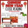Chinese New Year Reading Comprehension Passages and Questions - Print ...