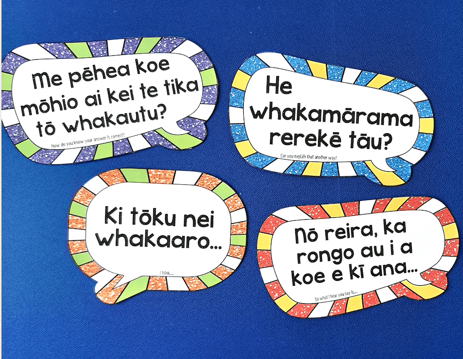 Maths Talk Moves Te Reo Posters and Discussion Cards Set - Top Teaching ...