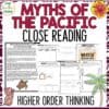 Myths and Legends of the Pacific Islands Reading Comprehension Passages ...