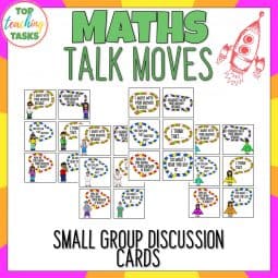 Maths Talk Moves Discussion Cards - Top Teaching Tasks