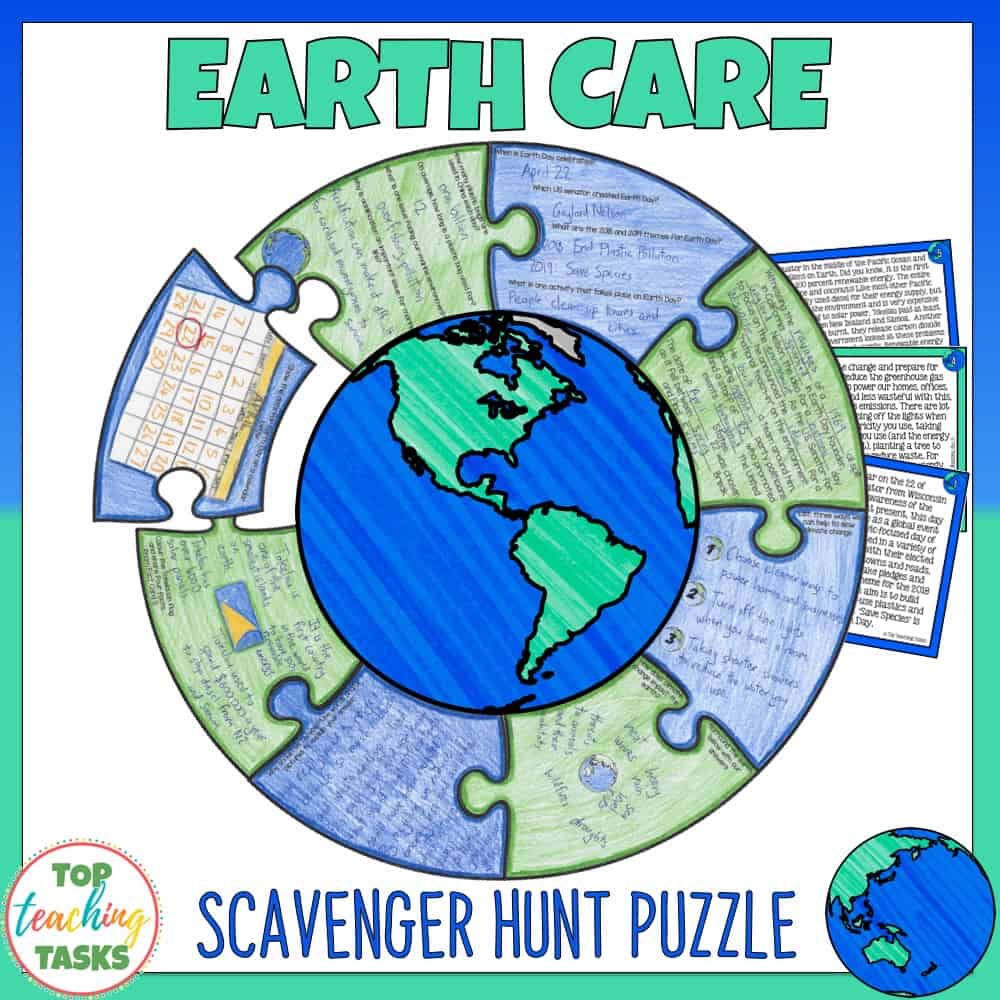 Recycling and Conservation Reading Comprehension Puzzle Activity | Top ...