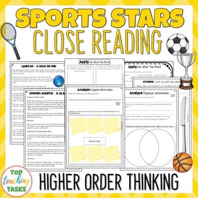 Sports Reading Comprehension Passages and Questions | Top Teaching Tasks