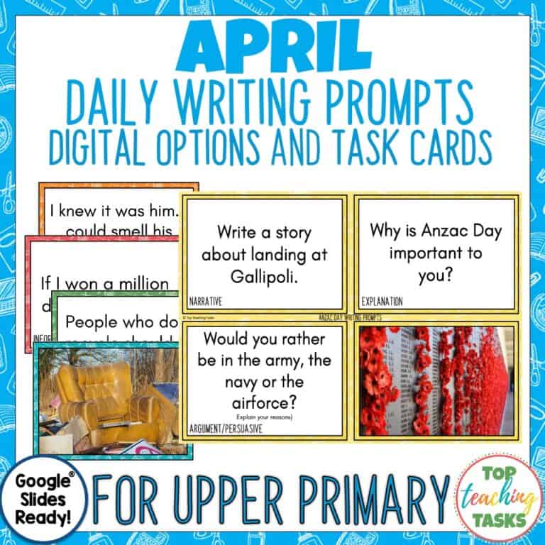 Digital Season Writing Prompts BUNDLE for Google Drive® - Top Teaching ...
