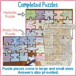 New Zealand History Scavenger Hunt Puzzle BUNDLE - Top Teaching Tasks
