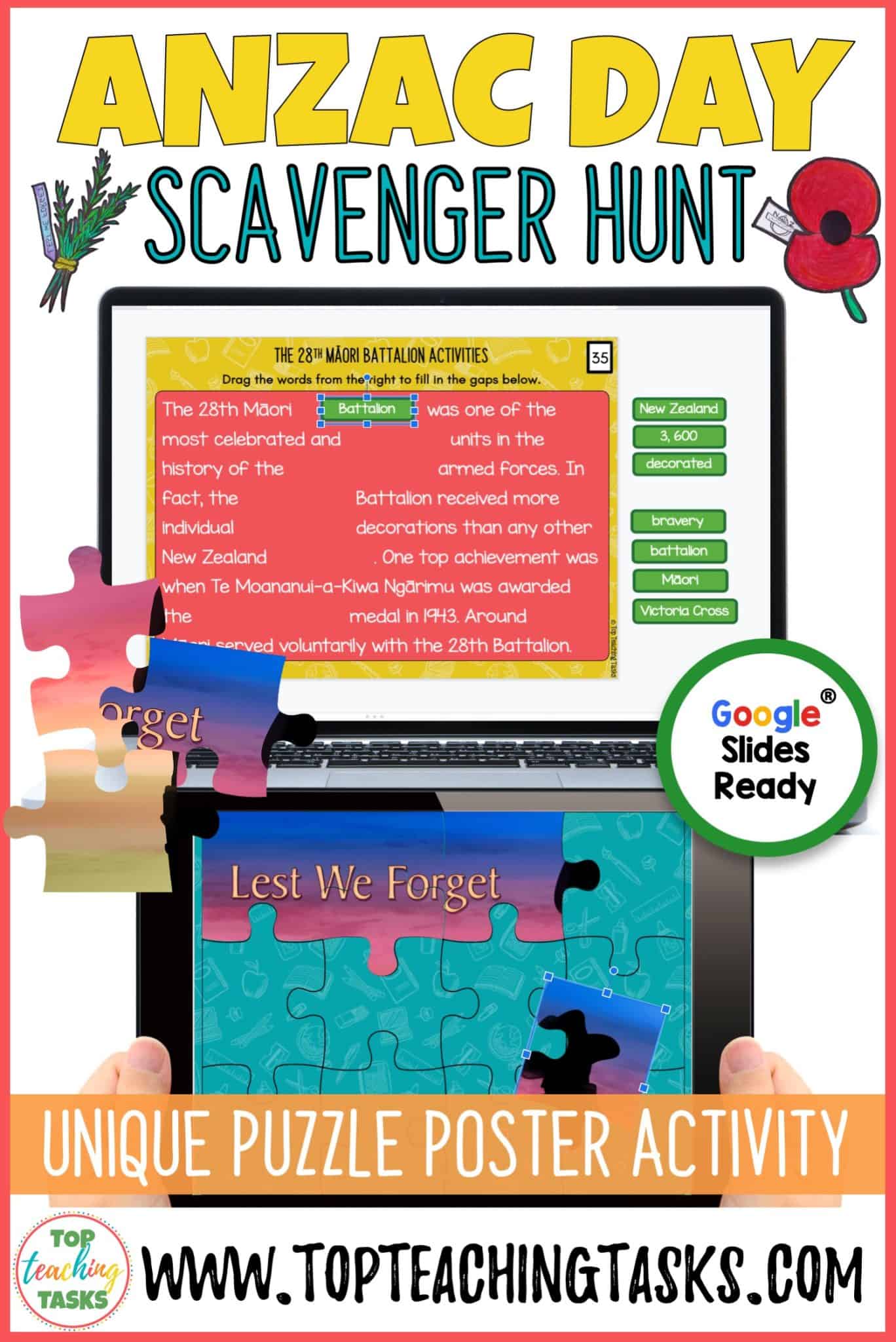 Explore Anzac Day Through Distance Learning - Top Teaching Tasks