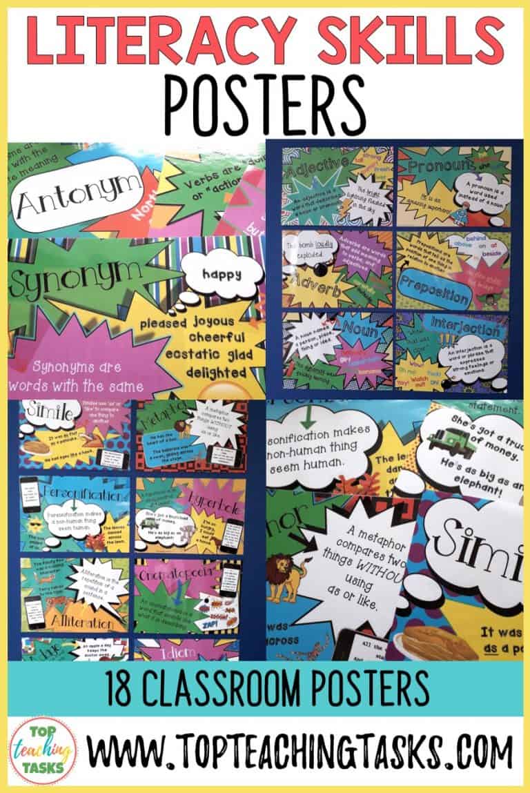 Writing and Literacy Skills BUNDLE Year 3 and 4, Year 5 and 6, Year 7 ...