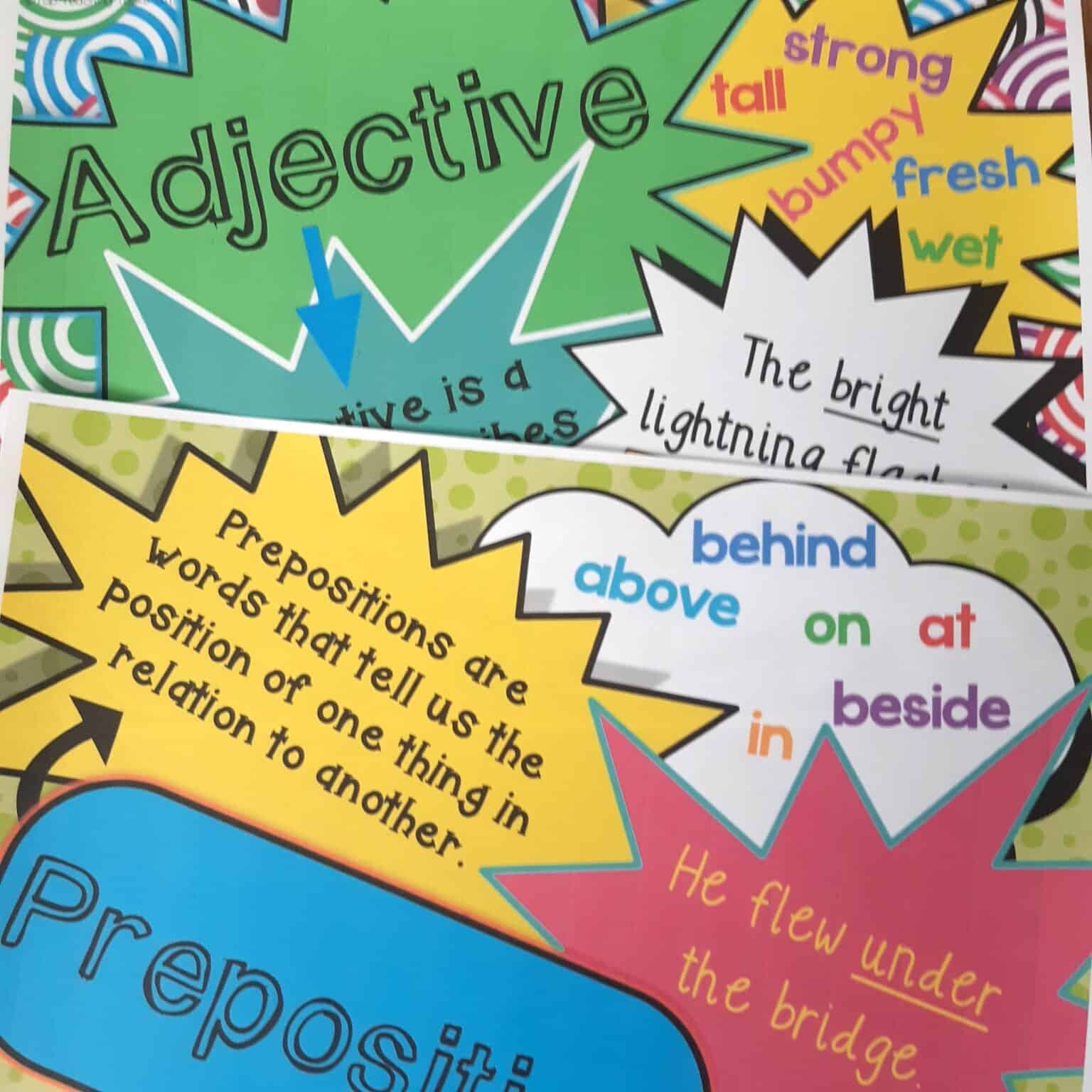 Parts of Speech Posters - Top Teaching Tasks