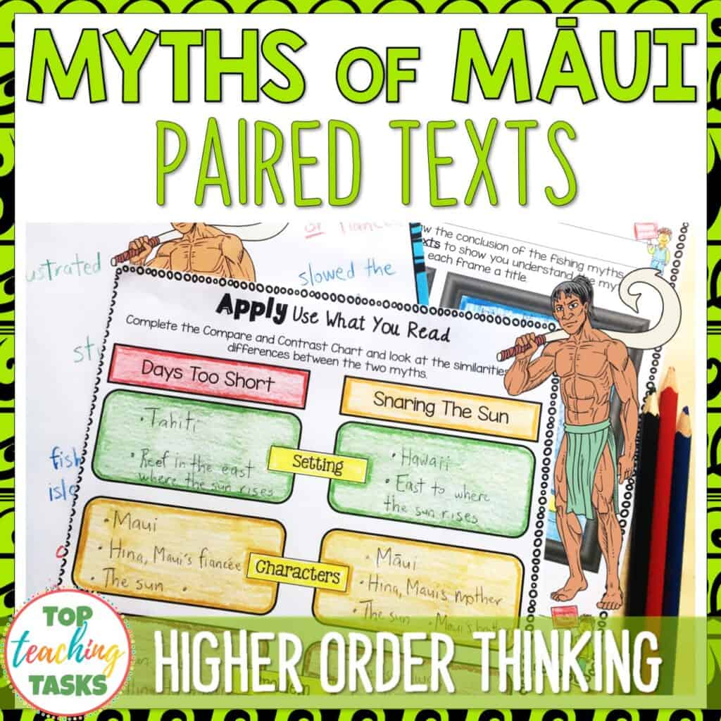 Maori Myths & Legends Reading Comprehension BUNDLE - Top Teaching Tasks