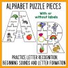 Alphabet Puzzles Capital Letters | Beginning Sounds - Top Teaching Tasks