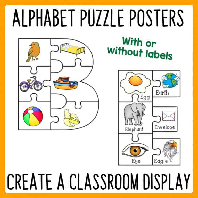 Alphabet Puzzles Lower Case and Capital Letters Bundle - Top Teaching Tasks