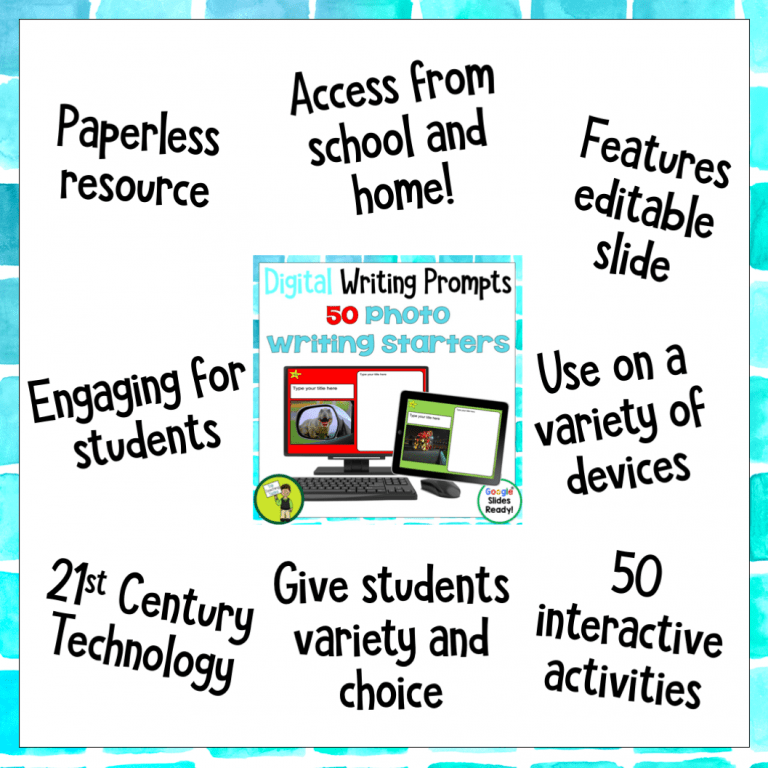 Photo Digital Writing Prompts for Google Drive® - Top Teaching Tasks
