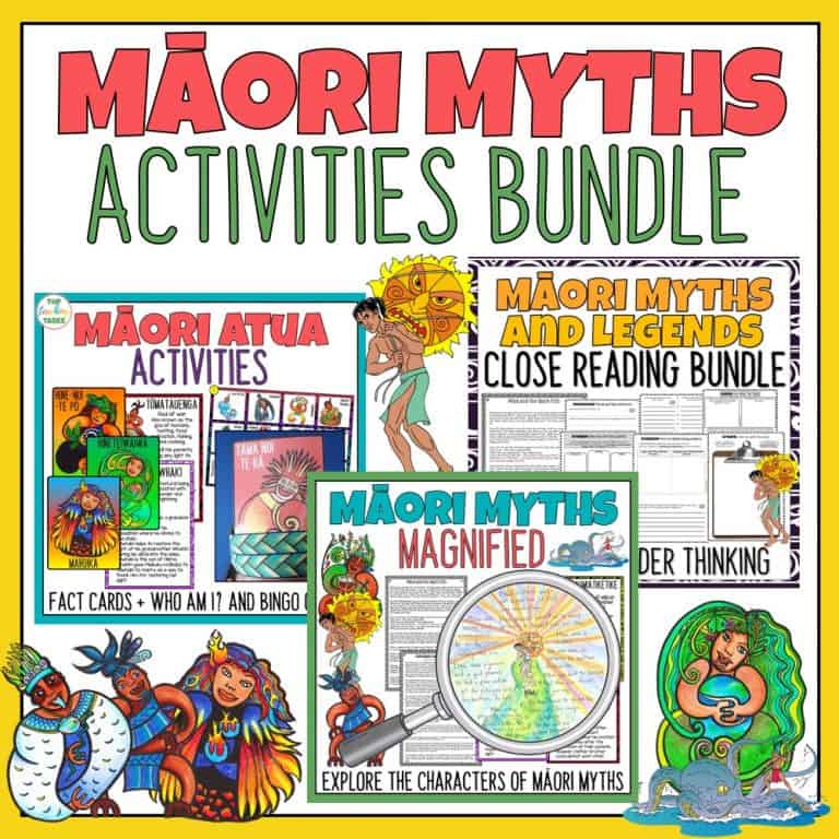 Maori Myths and Legends Activities Bundle - Top Teaching Tasks