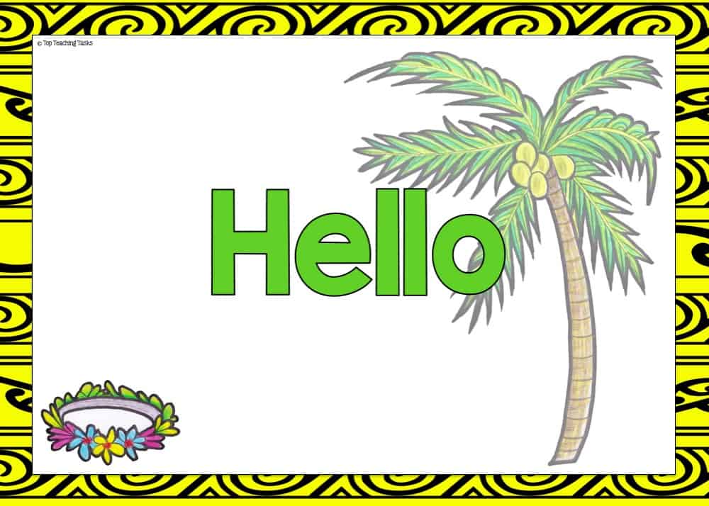 Cook Islands Greetings, Introductions, and Farewells Posters - Top ...