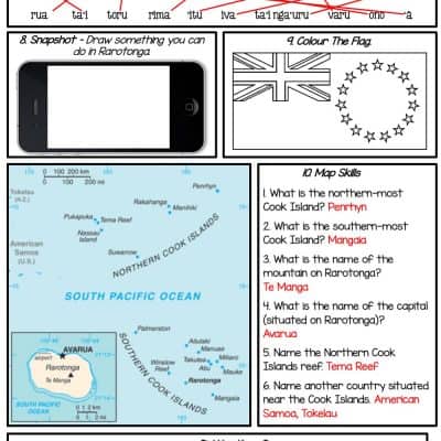 Cook Islands Reading and Writing Activities - Top Teaching Tasks