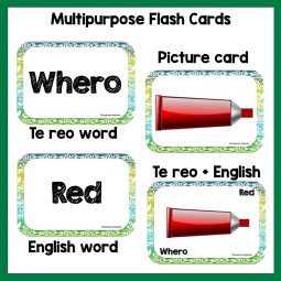 Te Reo Maori BUNDLE Sight Words, Flash Cards, Displays | Maori Language ...