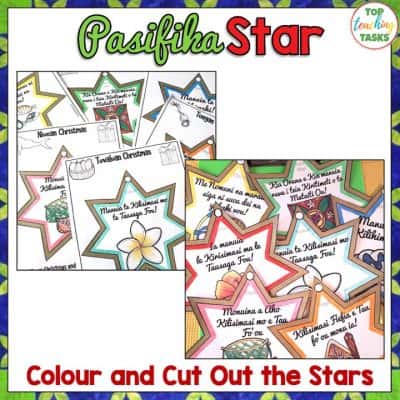 Pasifika Christmas Star Ornament 3D | Pacific Islands - Top Teaching Tasks