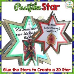 Pasifika Christmas Star Ornament 3D | Pacific Islands - Top Teaching Tasks