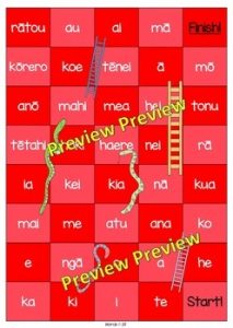 Te Reo Sight Words Snakes and Ladders Game | Maori Language Week - Top ...