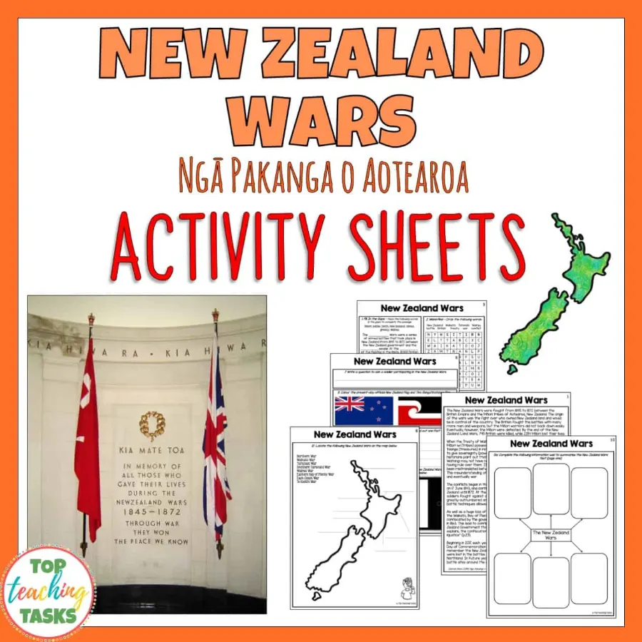 New Zealand Wars Teaching Resource - Top Teaching Tasks