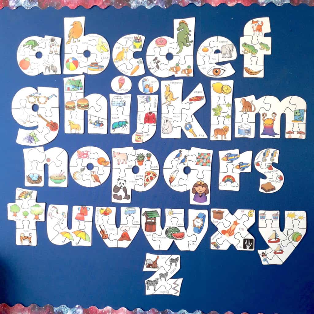 Alphabet Puzzles Lower case Letters | Beginning Sounds - Top Teaching Tasks
