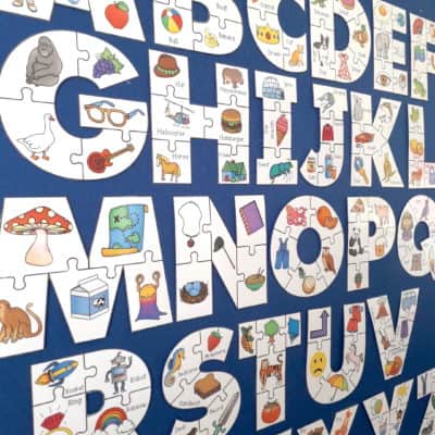 Alphabet Puzzles Lower Case and Capital Letters Bundle - Top Teaching Tasks