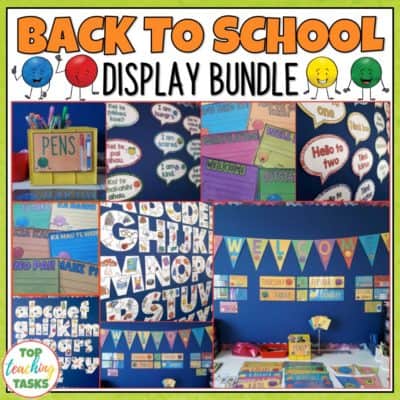 Back to School Classroom Decor Bundle - Top Teaching Tasks
