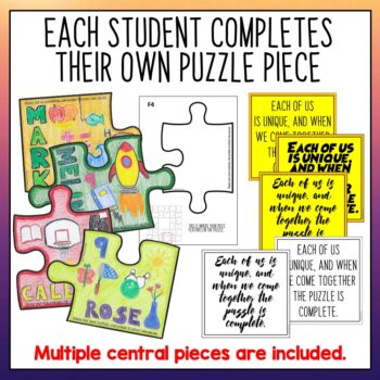 Getting To Know You Collaborative Puzzle | Back to School Activities ...