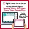 Early Finishers Digital Task Cards Paperless Google Drive® Resource ...