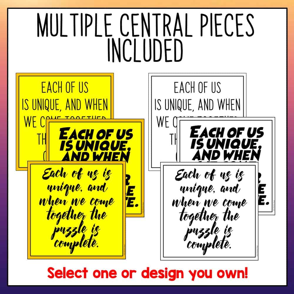 Getting To Know You Collaborative Puzzle | Back to School Activities ...