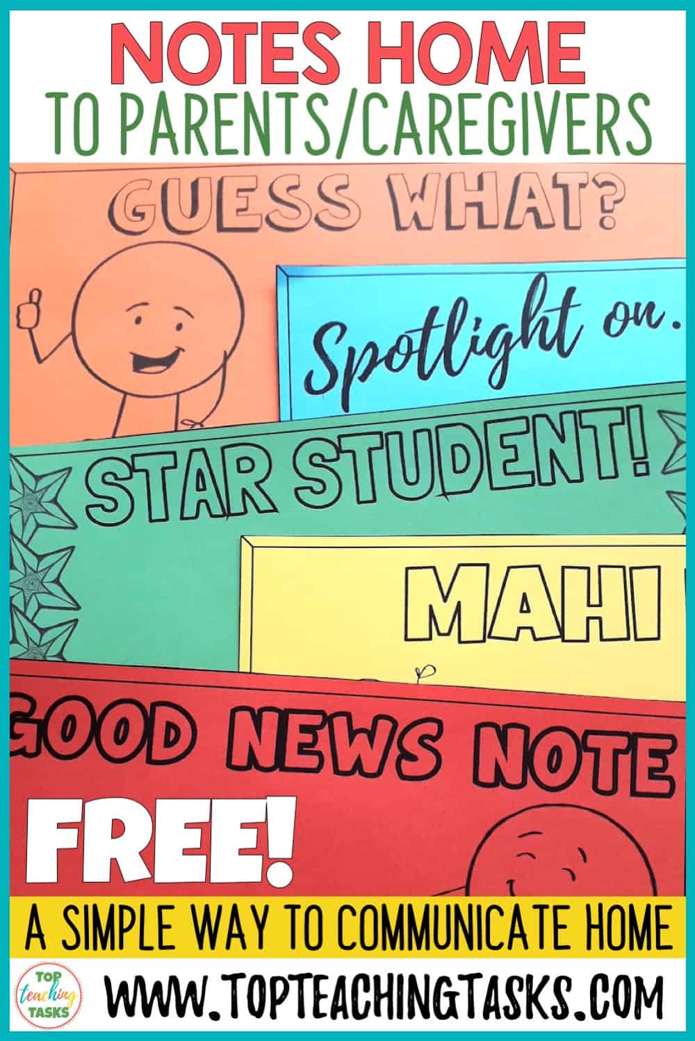 Beginning Teacher Tips: The Positive Note Home