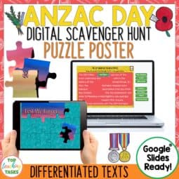 Anzac Day - Top Teaching Tasks