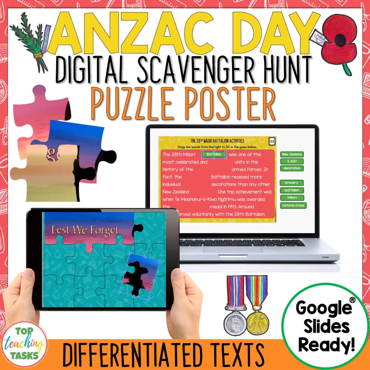 Anzac Day - Top Teaching Tasks
