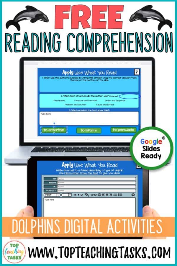 Digital Reading Comprehension for Distance Learning - Top Teaching Tasks