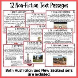 Anzac Day Scavenger Hunt Reading Puzzle - Top Teaching Tasks