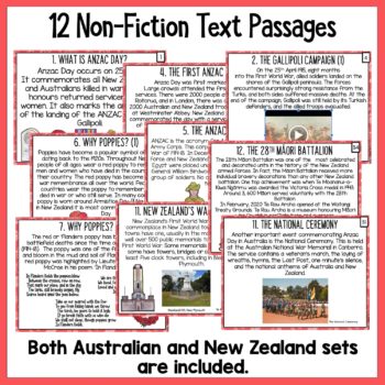 Anzac Day Scavenger Hunt Reading Puzzle - Top Teaching Tasks