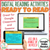 Digital Ready to Read Activities for Google Classroom and Seesaw - Top ...