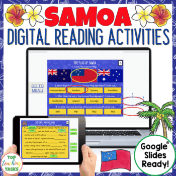 Samoa Digital Reading activity | Samoan Language Week - Top Teaching Tasks