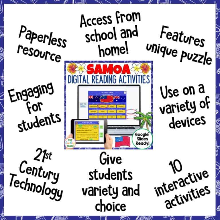 Samoa Digital Reading activity | Samoan Language Week - Top Teaching Tasks