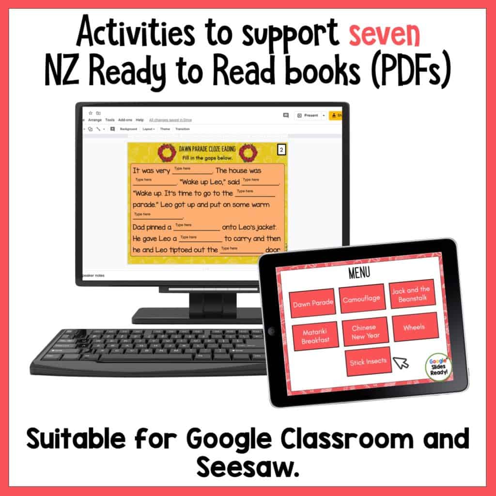 Digital Ready to Read Activities for Google Classroom and Seesaw - Top ...